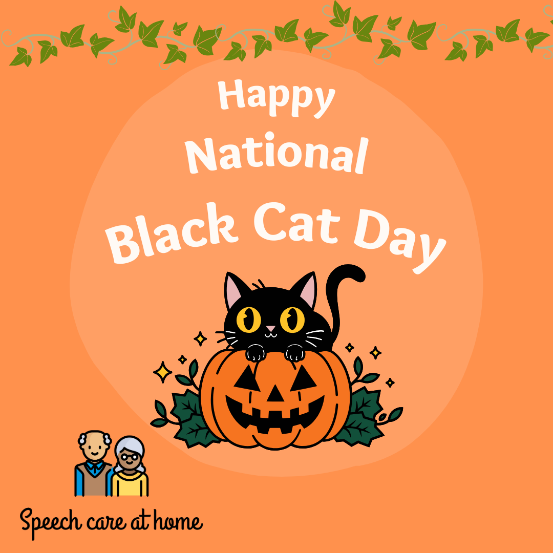 Lesson Plan Freebie: National Black Cat Day - Speech Care at Home ...